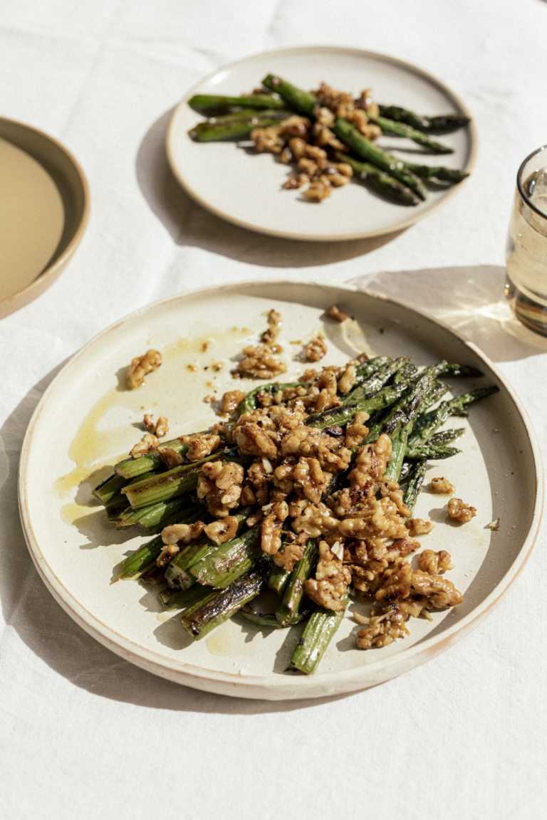 Asparagus & Lemon Walnut Crumble – Organic NZ